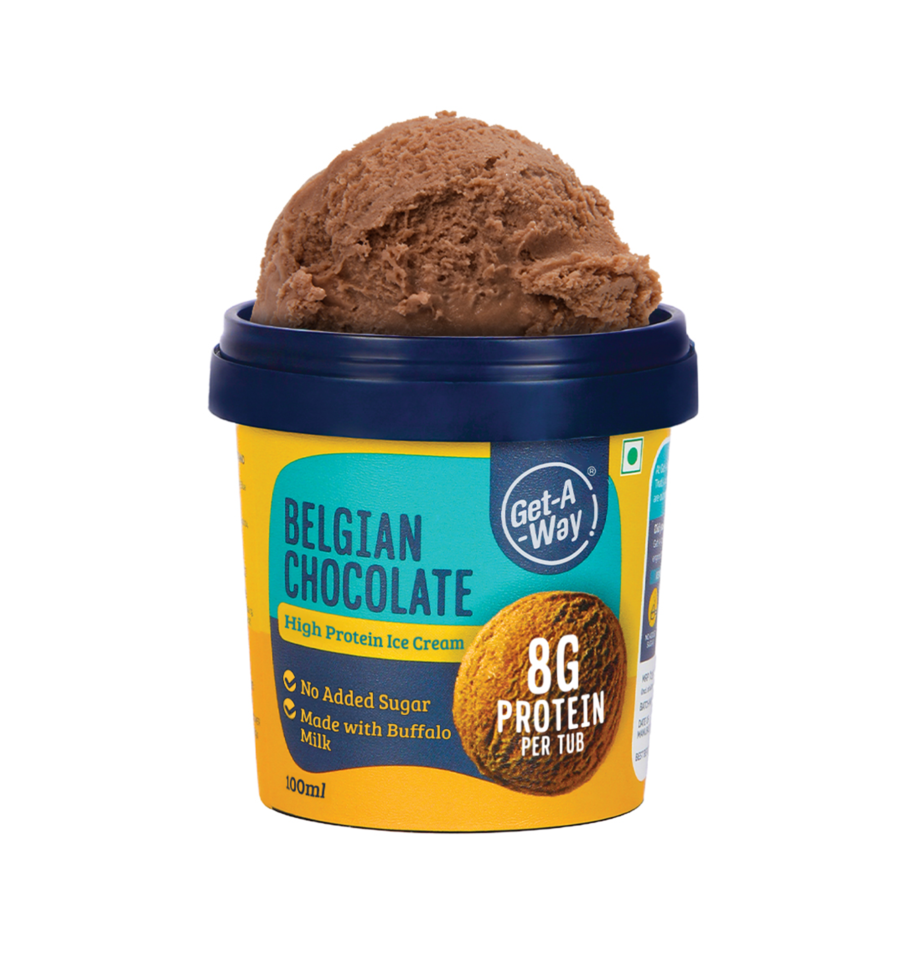 Belgian Chocolate Ice Cream | High Protein | Get-A-Way